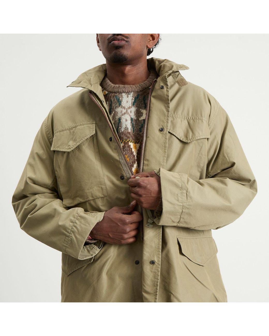 Beams Plus Military Field Jacket in Green for Men | Lyst
