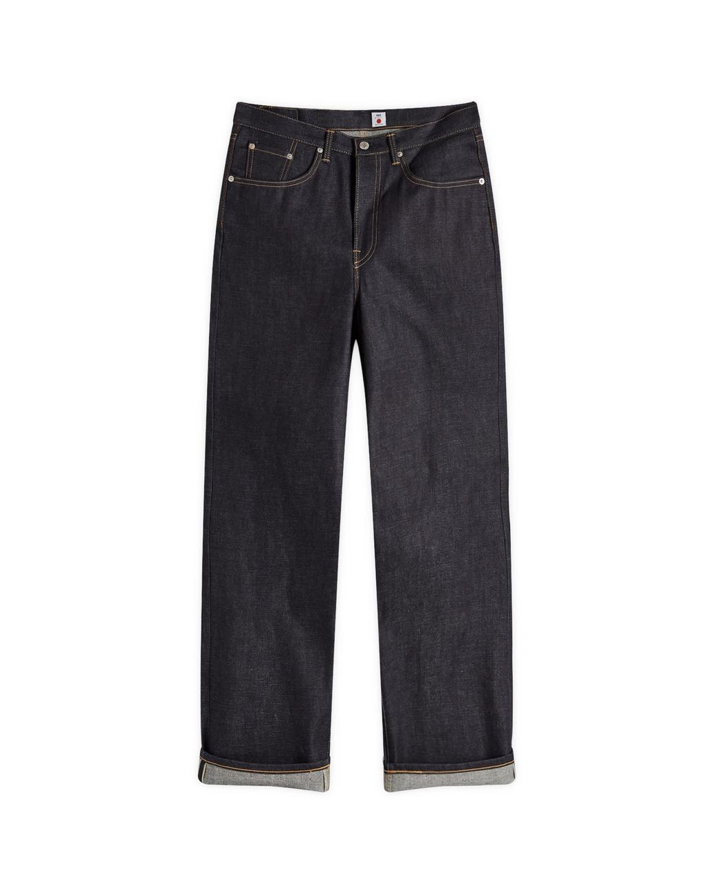 Edwin Indigo Selvage Denim Wide-Leg Pants in Blue for Men | Lyst