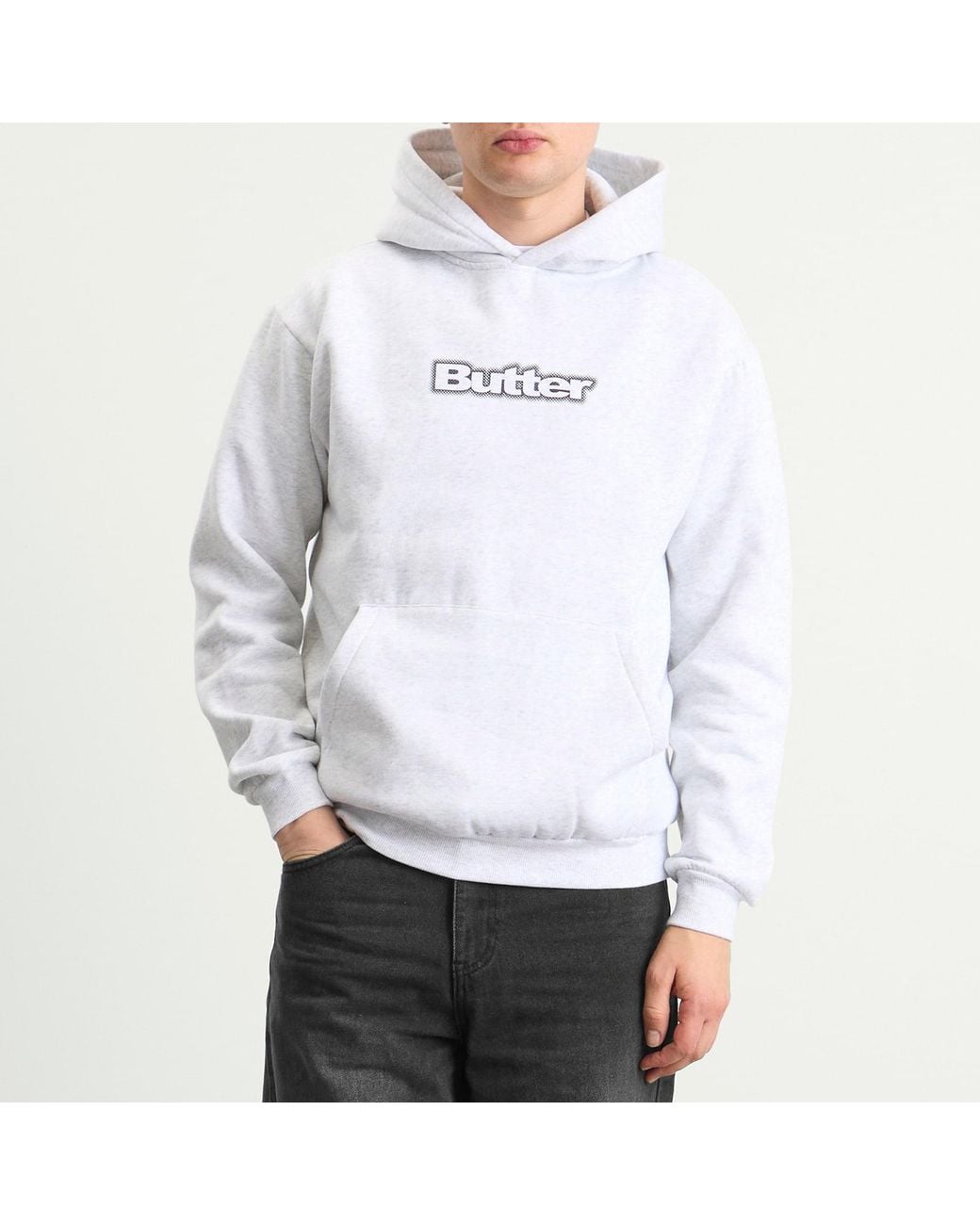 Butter Goods Radiant Logo Hoodie in White for Men | Lyst UK