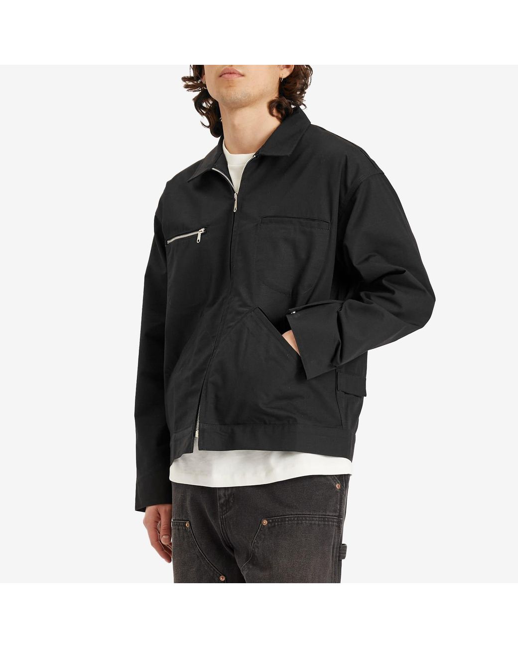Randy's Garments Service Jacket in Black for Men | Lyst