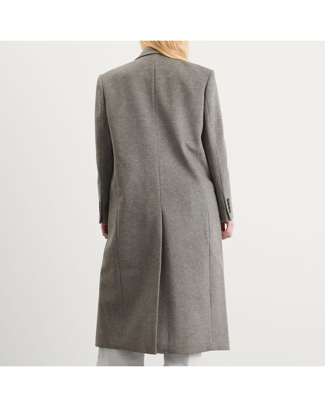 DUNST Wool Cashmere Mix Coat in Gray | Lyst