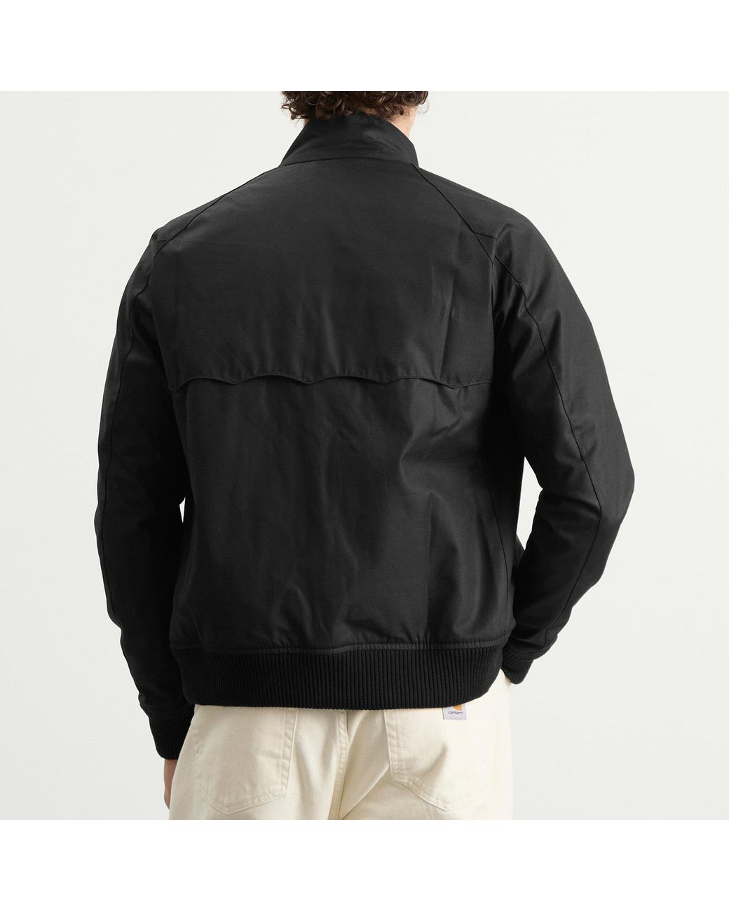Barbour X Baracuta Porton Wax Jacket in Black for Men | Lyst