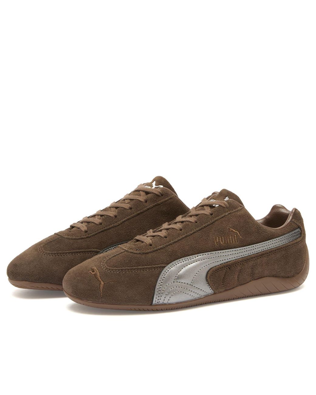 PUMA Speedcat Lux Sneaker in Brown | Lyst UK
