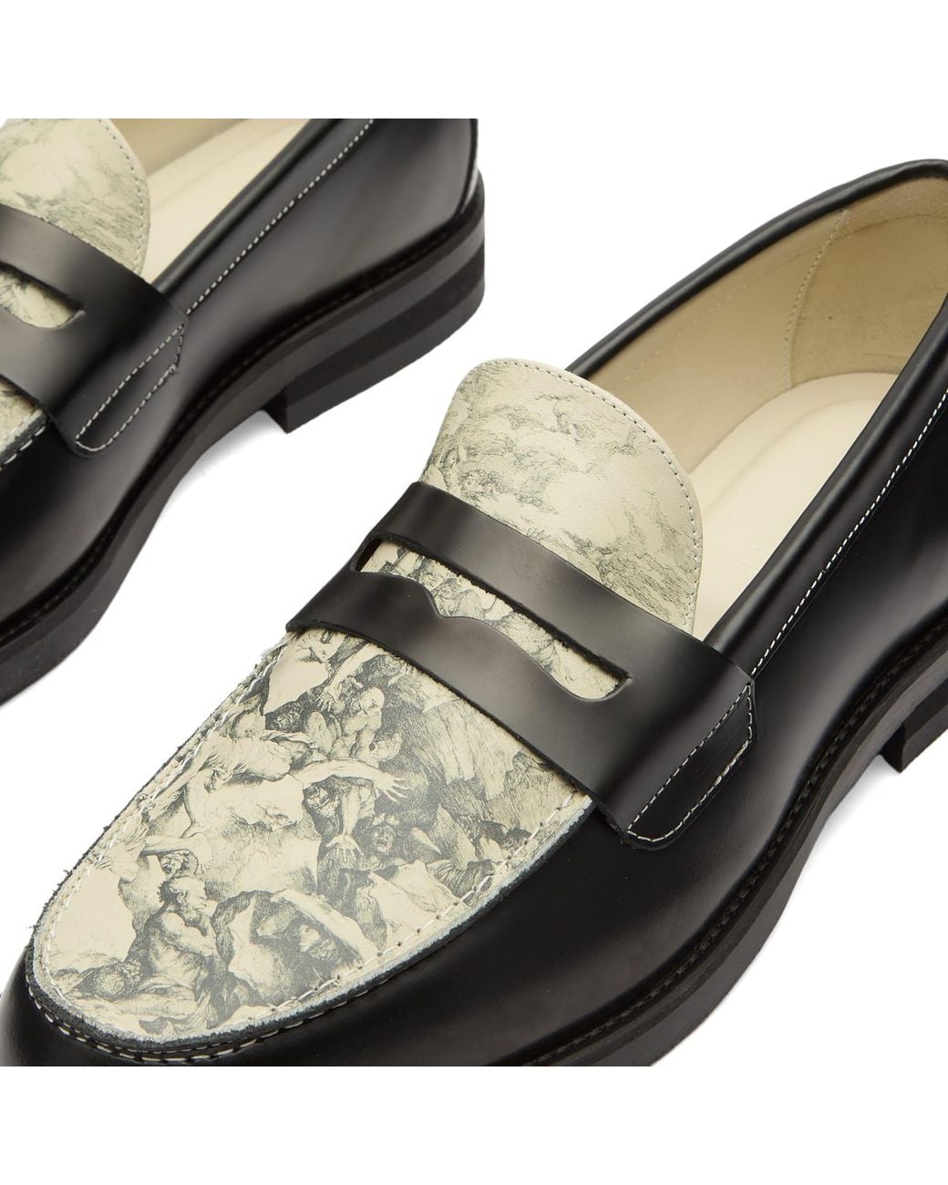 Duke & Dexter Wilde Fall Of Giant Penny Loafer in Black for Men | Lyst