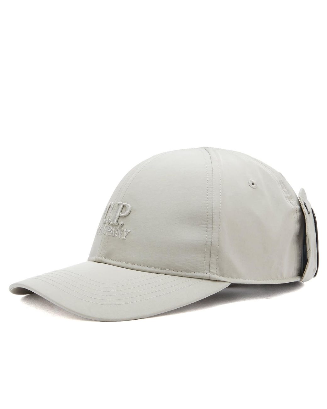 C.P. Company Chrome-R Goggle Cap in White for Men | Lyst
