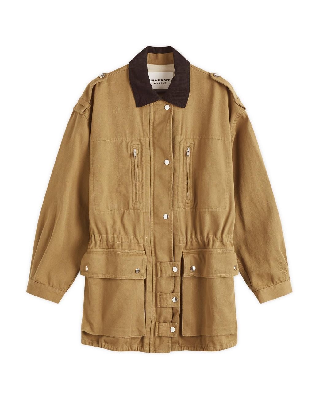 Isabel Marant Joanna Chore Jacket in Brown | Lyst
