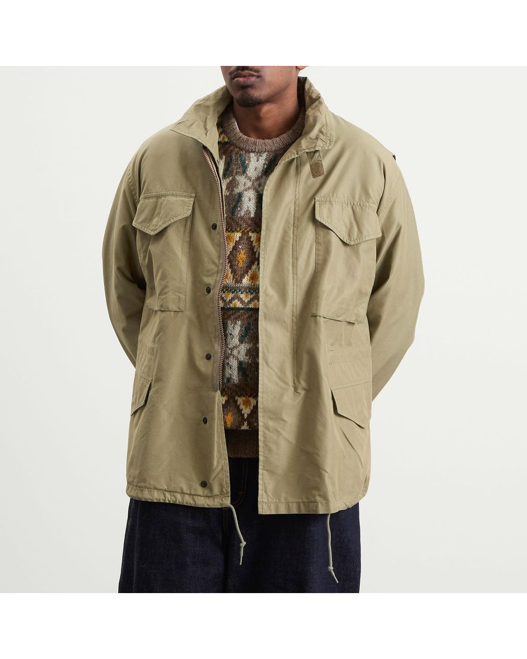 Beams Plus Military Field Jacket in Green for Men | Lyst