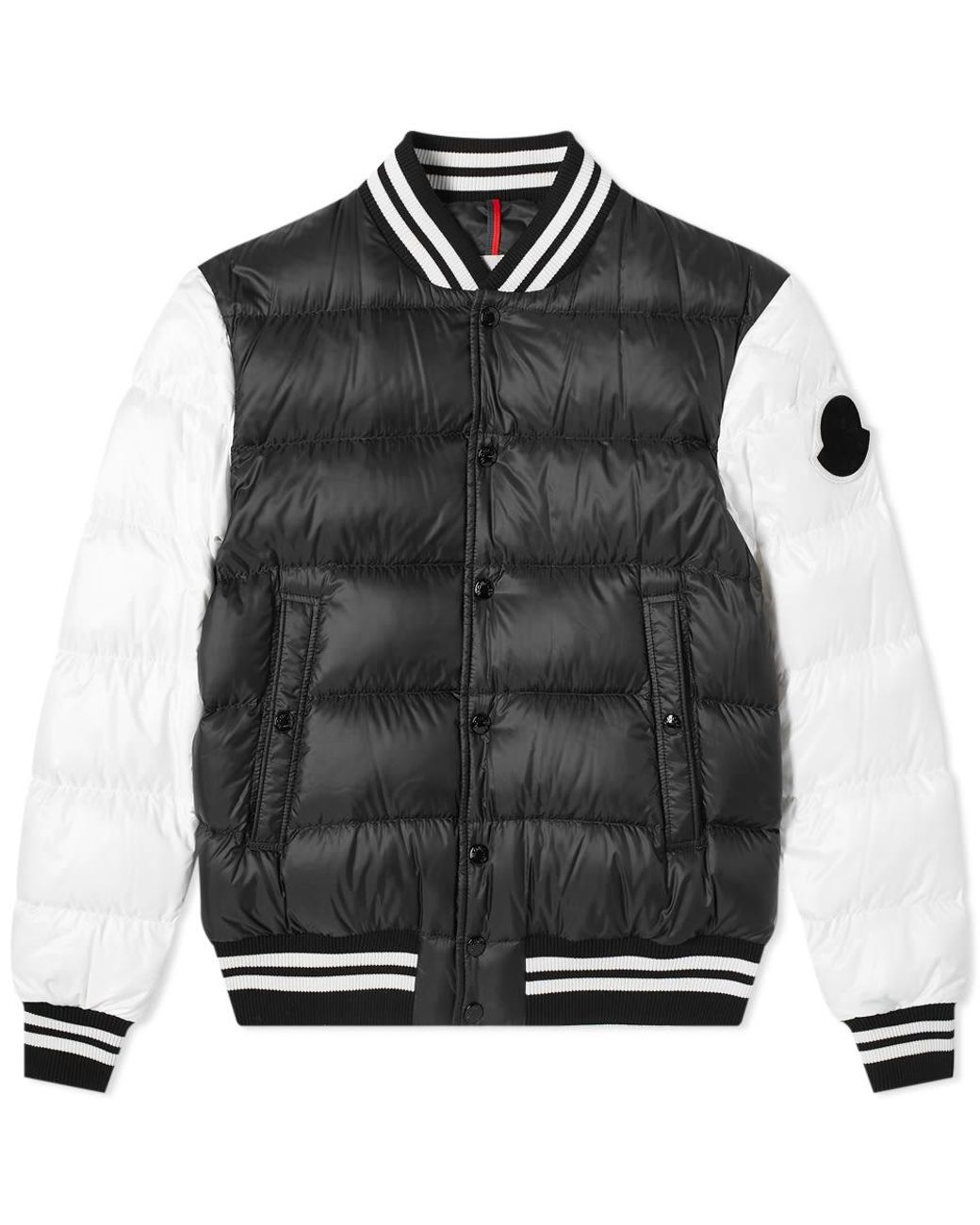 Moncler Beaufortain Bomber Puffer Jacket in Black for Men | Lyst Canada