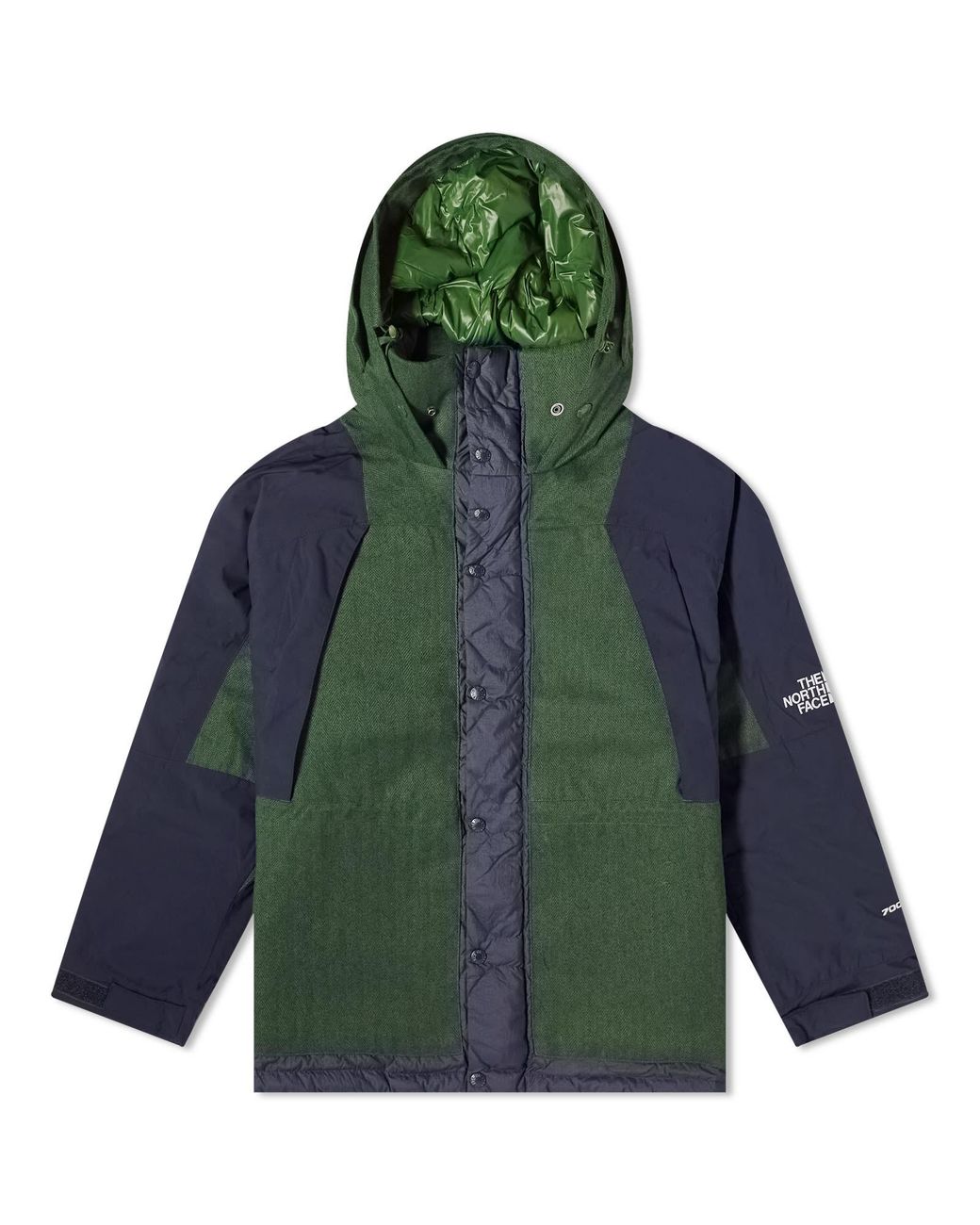 The North Face Series Fabric Mix Down Jacket in Green for The North Face Series Fabric Mix Down Jacket in Green for