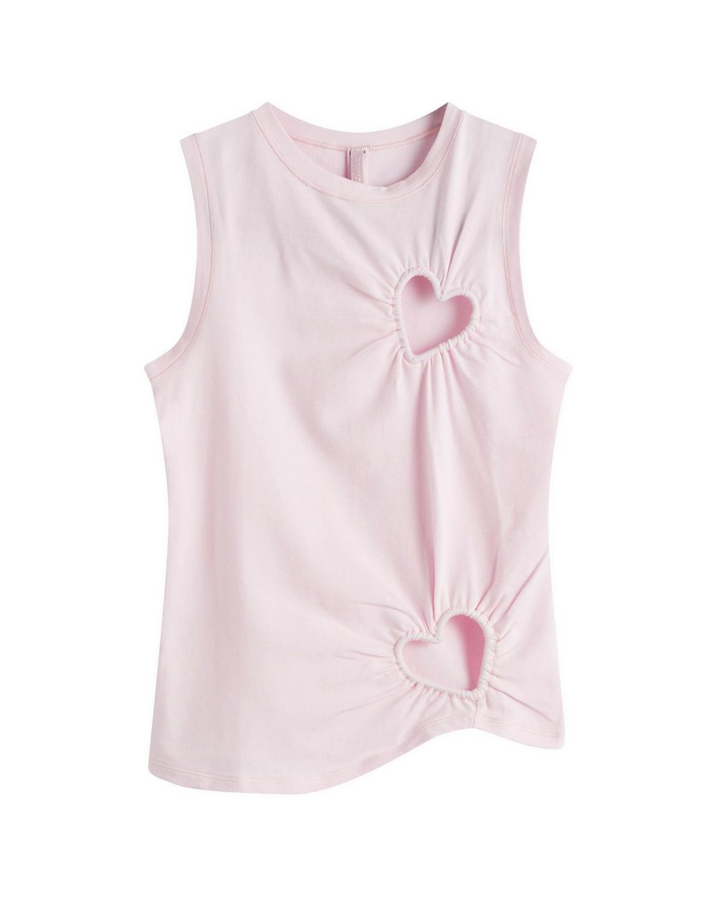 Skims Cotton Jersey Heart Tank in Pink | Lyst
