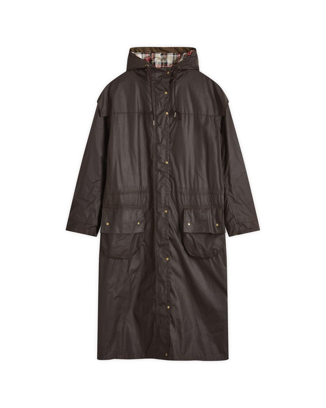 Barbour X Alexa Chung Hooded Wax Jacket in Black | Lyst