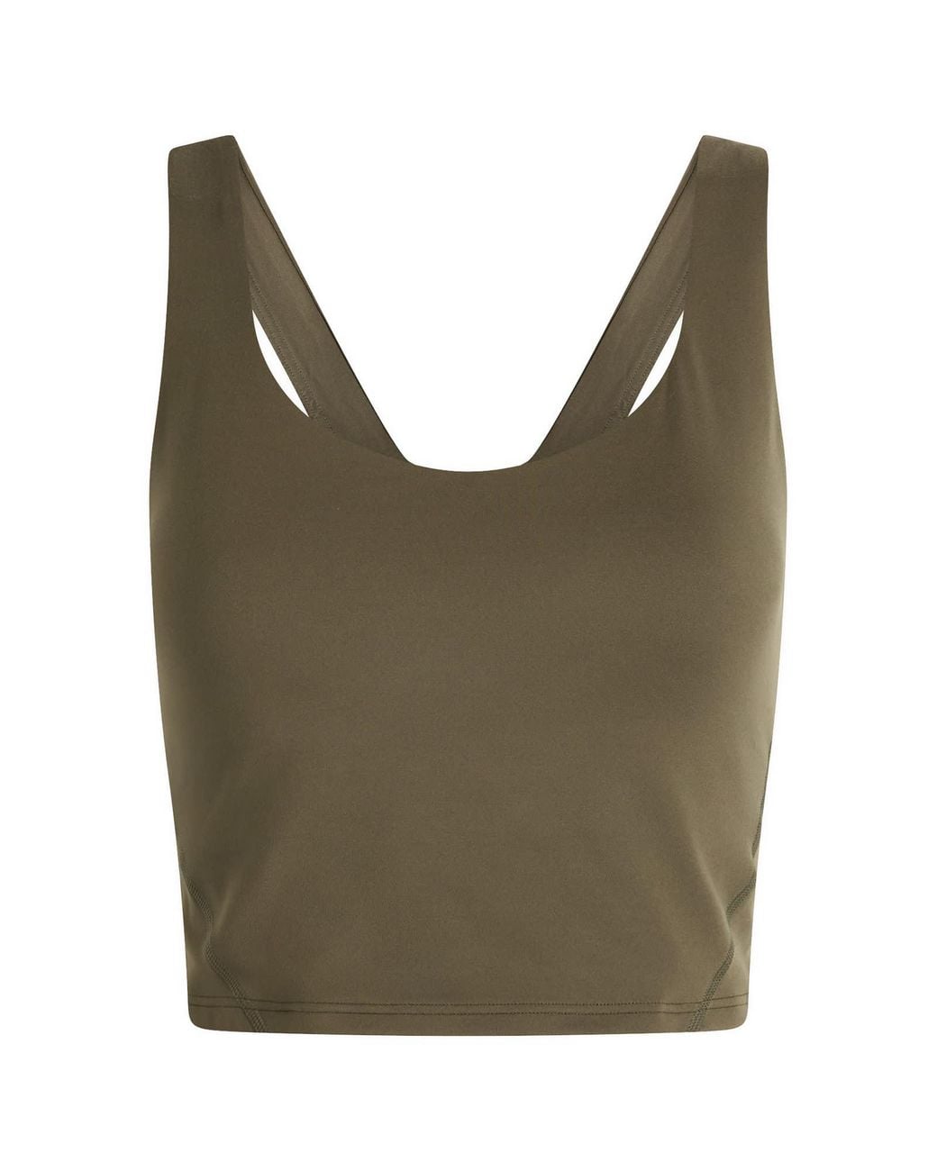 The North Face Jaida Long Line Bra in Green | Lyst UK