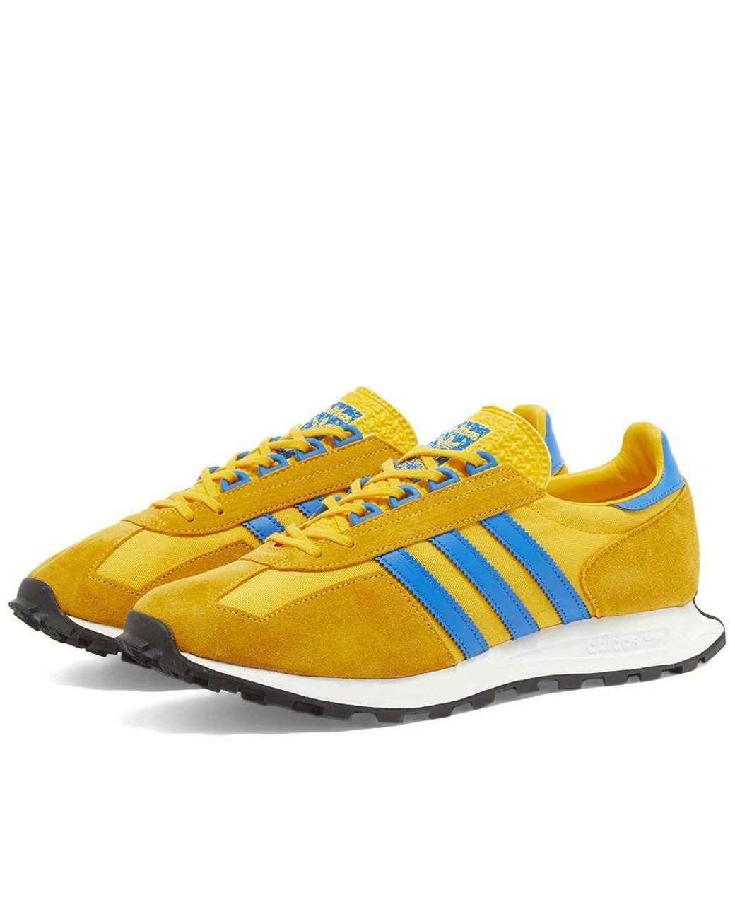 adidas Racing 1 Gold & Blue in Yellow for Men | Lyst