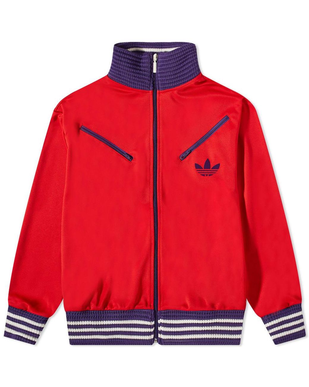 adidas Adicolor 70s New Montreal 22 Jacket in Red for Men | Lyst