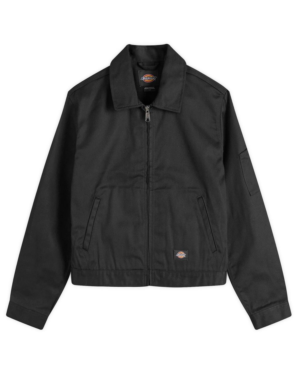 Dickies Unlined Cropped Eisenhower Jacket in Black | Lyst