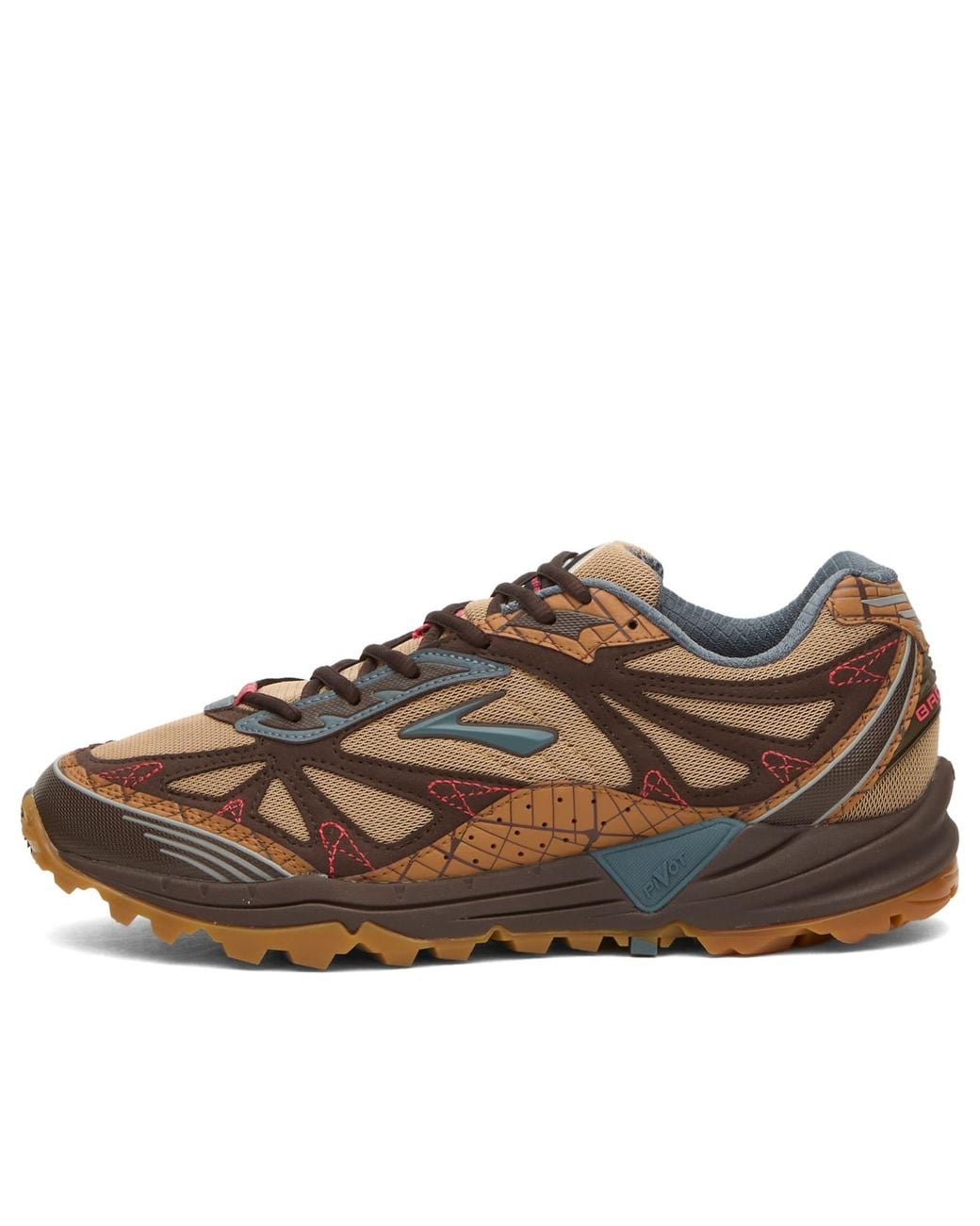 Brooks X Staple Cascadia 1 Sneaker in Brown for Men | Lyst