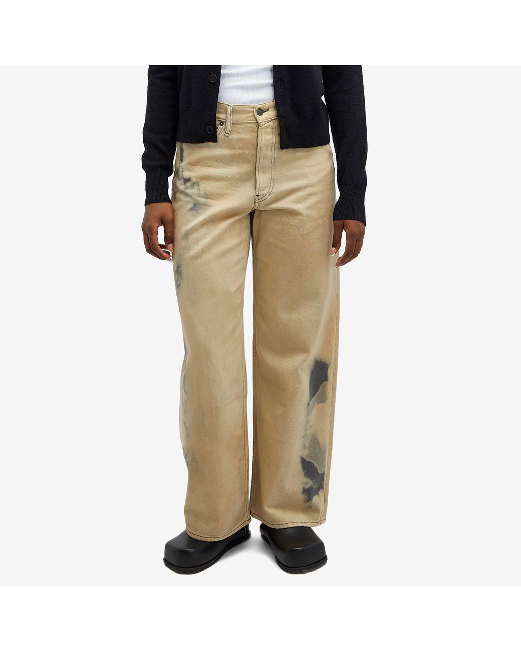 Acne Studios 1981F Smokey Wide Leg Jeans in Natural | Lyst Acne Studios 1981F Smokey Wide Leg Jeans in Natural | Lyst