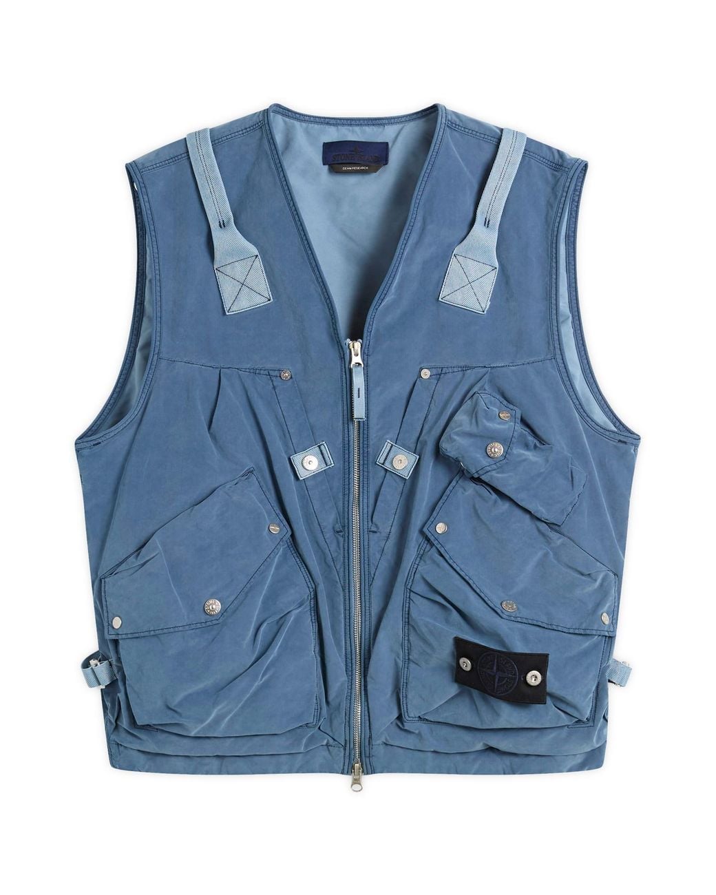 Stone Island David Light-Tc Vest in Blue for Men | Lyst