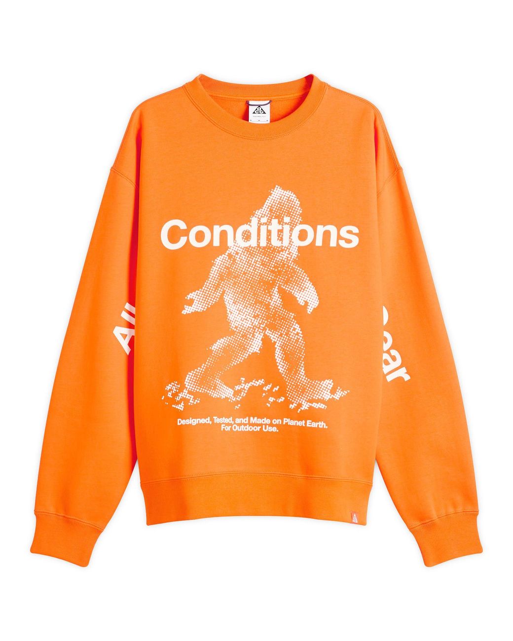 Nike Acg Tuff Graphic Sweatshirt in Orange for Men | Lyst UK