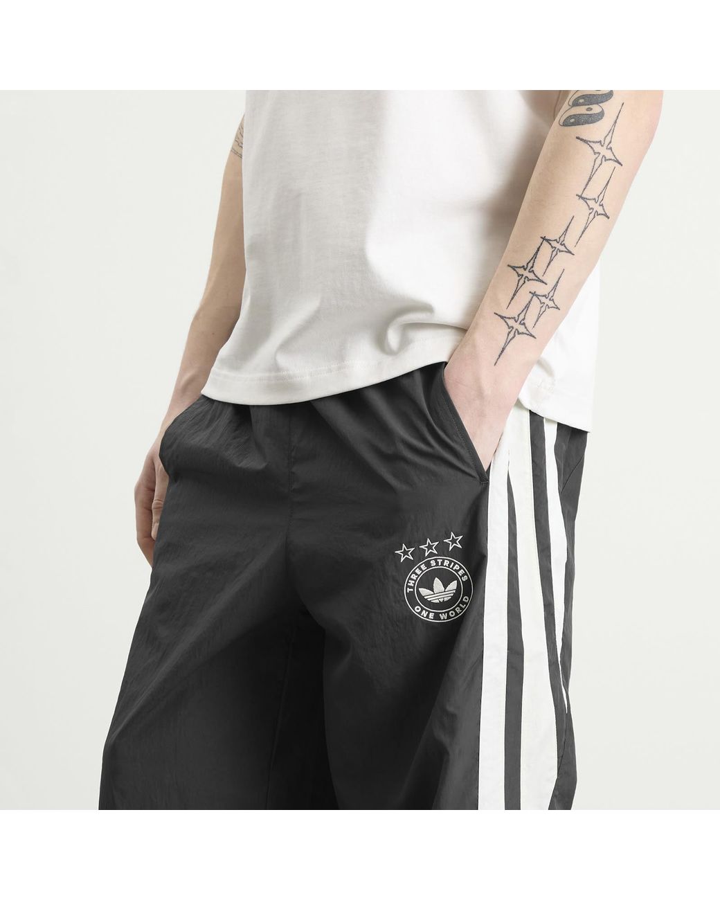 adidas Gfx Track Pant in Grey for Men | Lyst UK