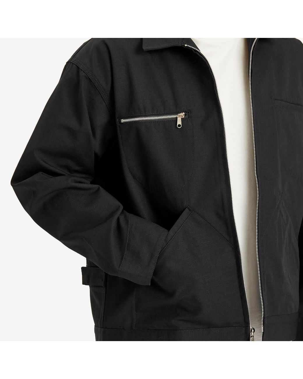 Randy's Garments Service Jacket in Black for Men | Lyst