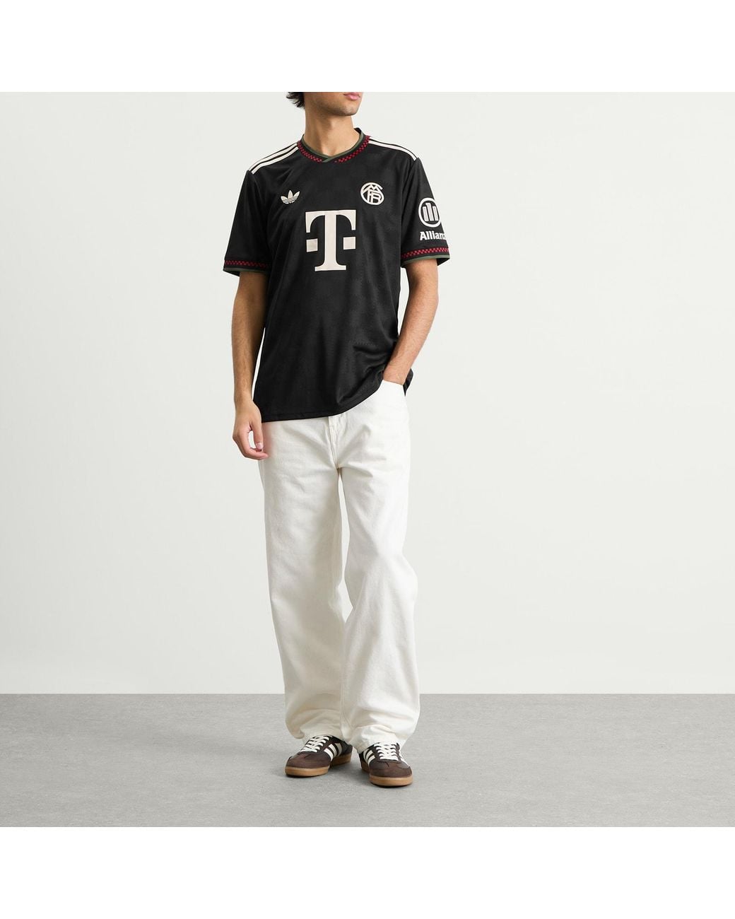 adidas Fc Bayern 2025/2026 Third Jersey Top in Black for Men | Lyst