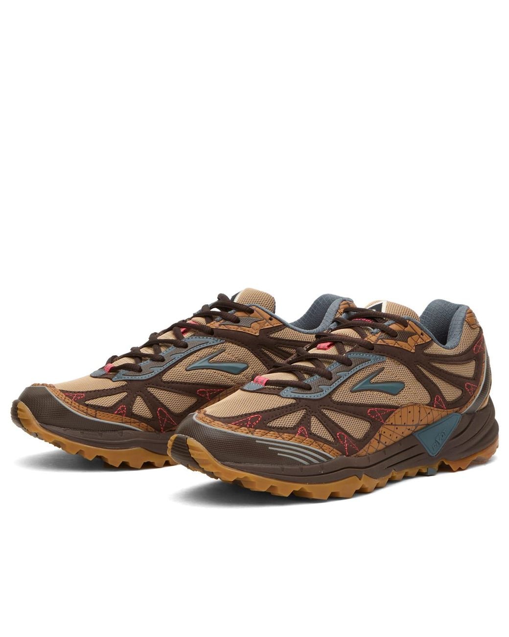 Brooks X Staple Cascadia 1 Sneaker in Brown for Men | Lyst