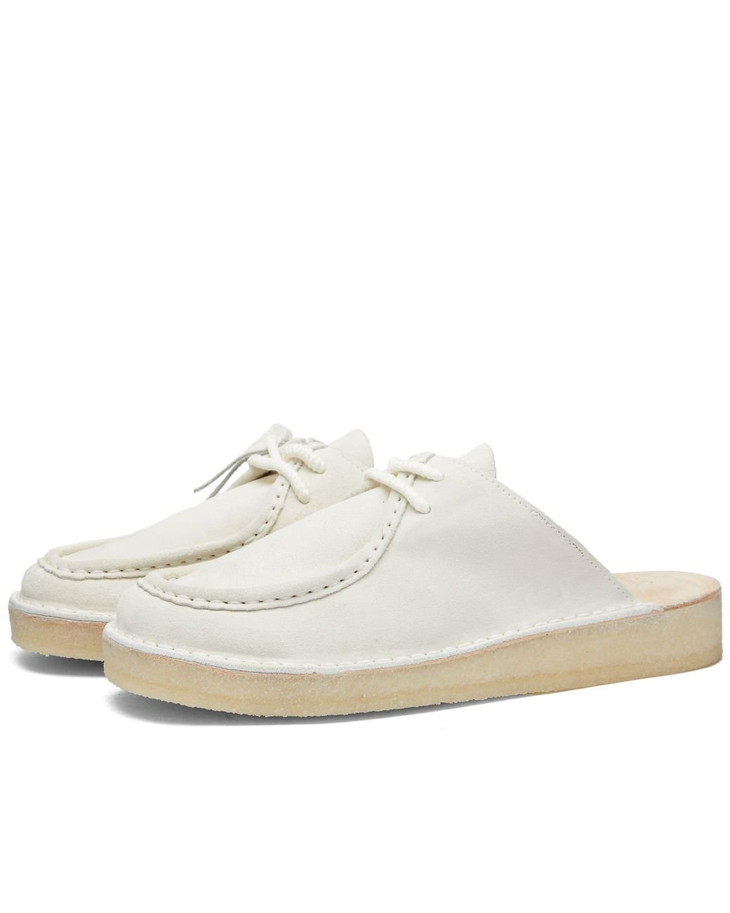 Clarks X Jorja Smith Desert Nomad Mule in White | Lyst
