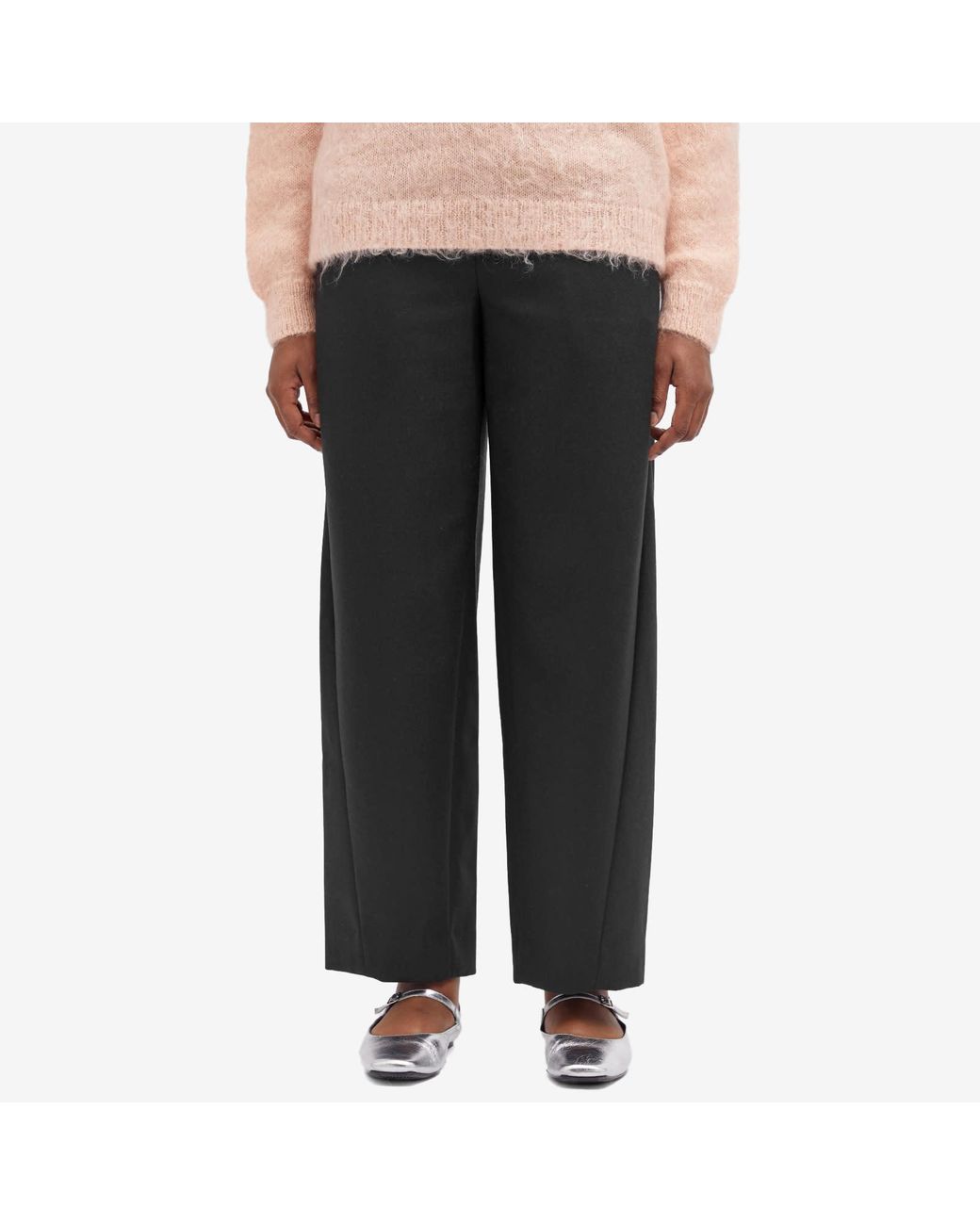 AURALEE Light Melton Slacks in Grey | Lyst UK