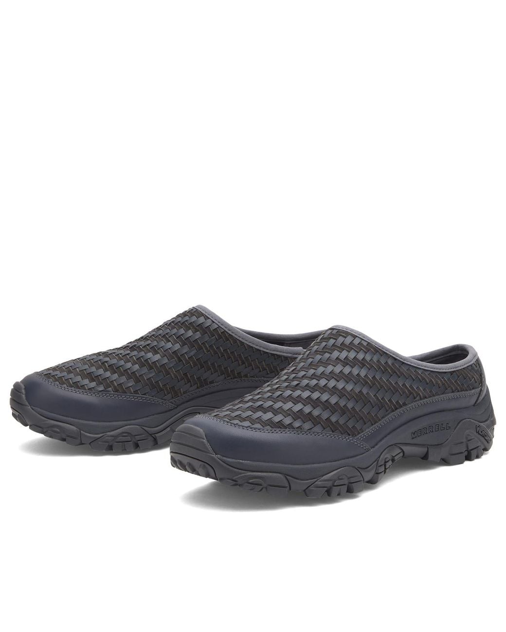 Merrell 1Trl Moab Slide 2 Leather Woven Se in Gray for Men | Lyst