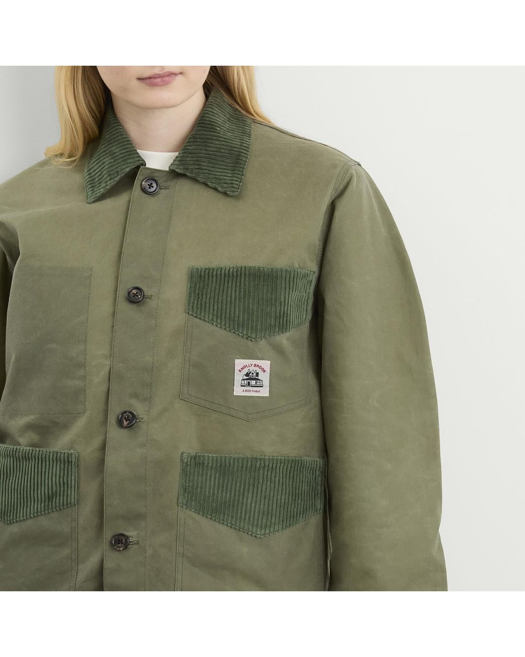 Bode Waxed Craft Jacket in Green | Lyst