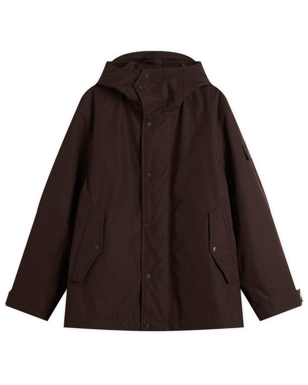 Stone Island Ghost Weatherproof Cotton Canvas Parka Jacket in Brown for ...