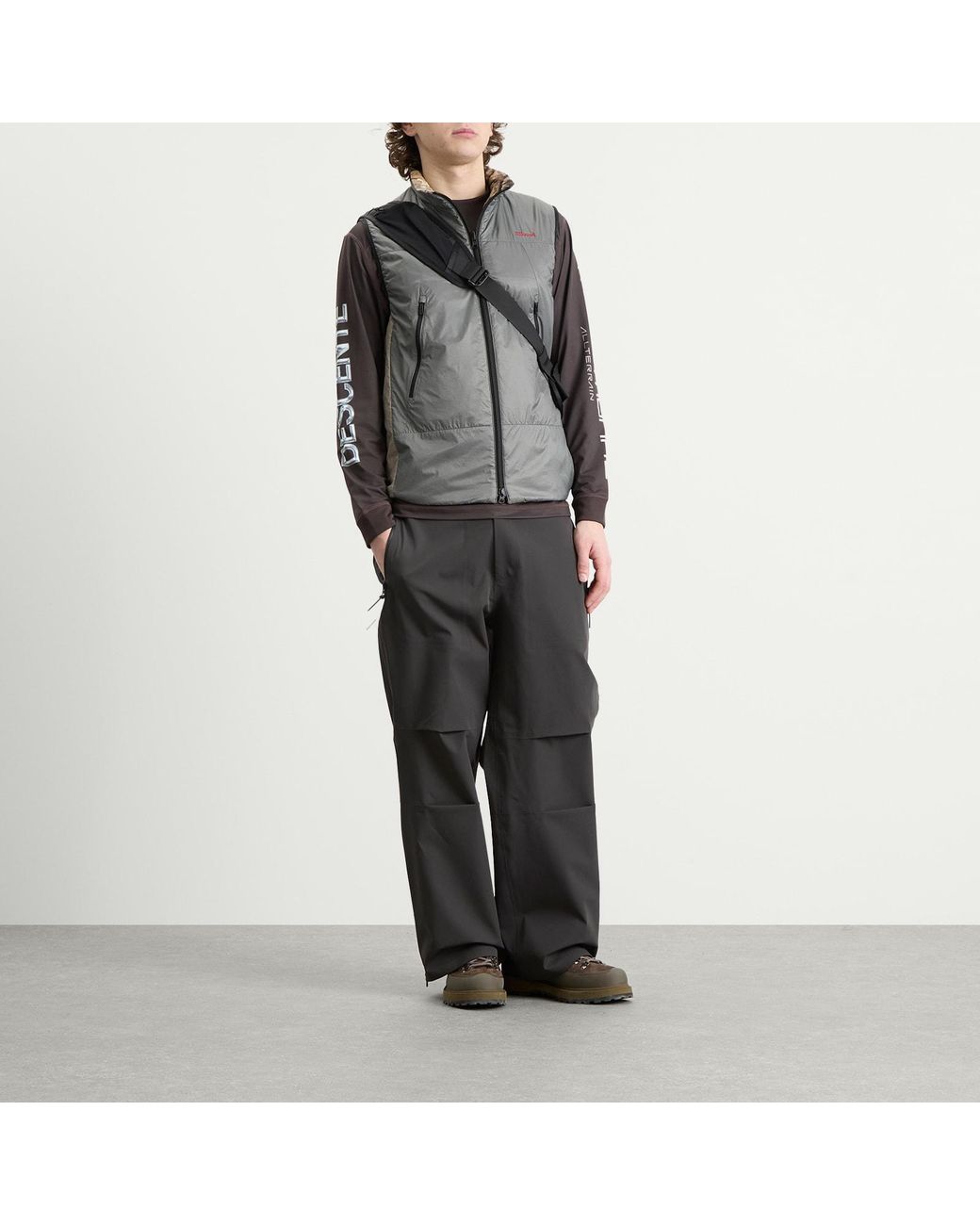 Descente Allterrain X Jjjjound Reversible Vest in Gray for Men | Lyst