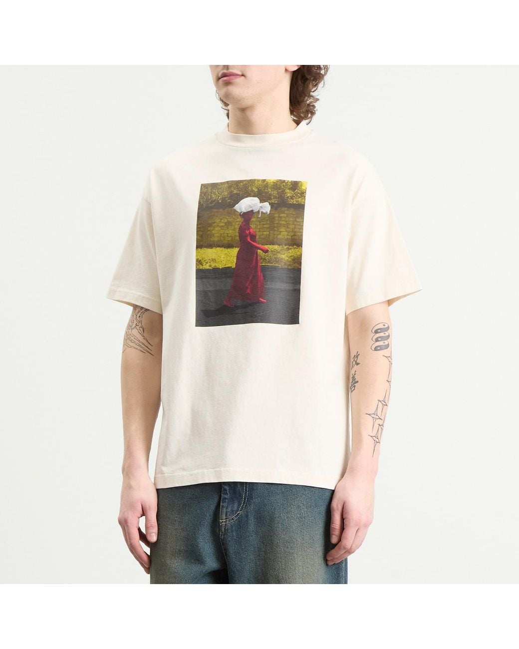TGB Diy Cultural Imagery T-Shirt in White for Men | Lyst UK