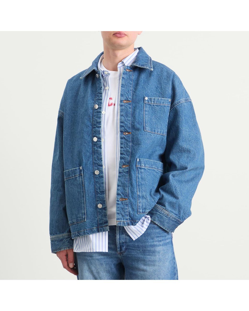 A.P.C. X Marc Jacobs The Denim Jacket in Blue for Men | Lyst