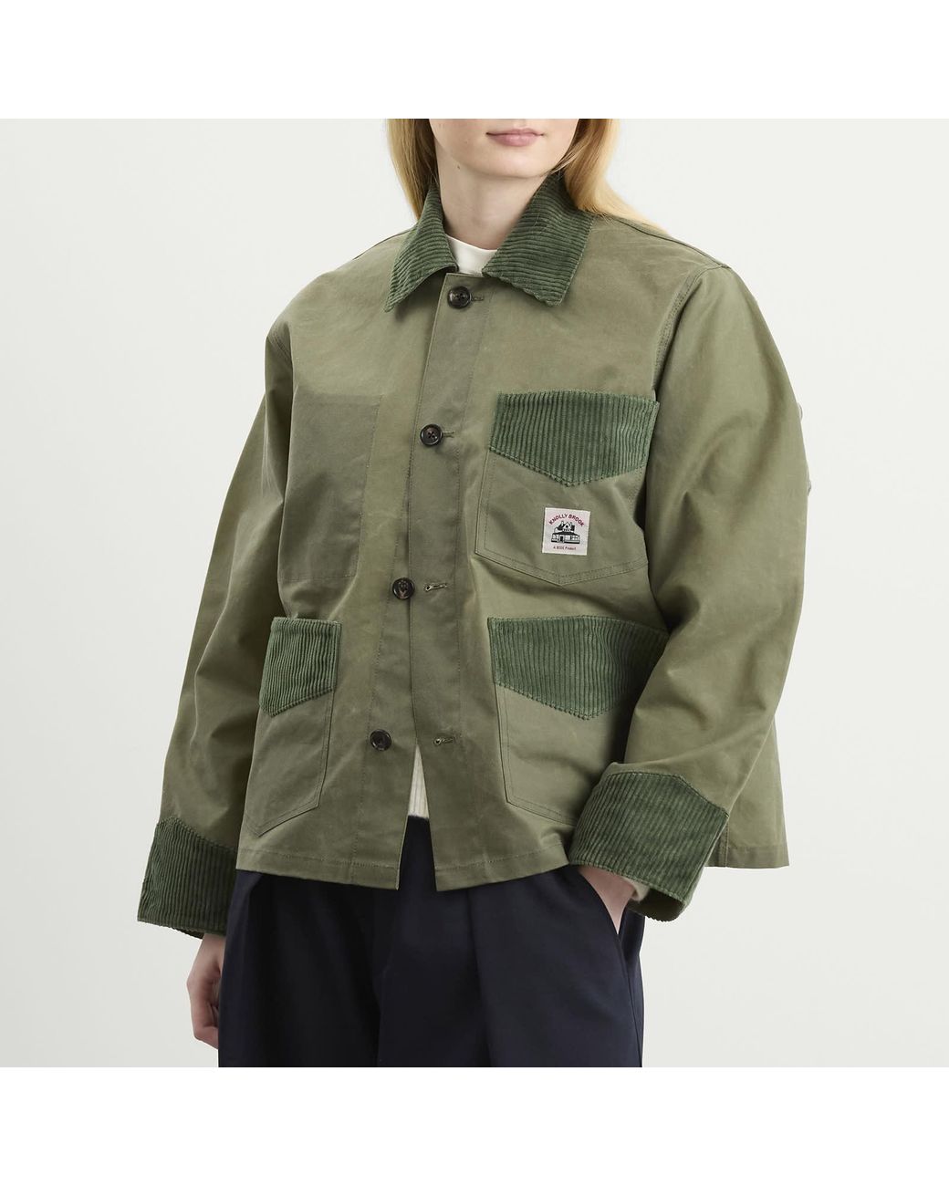Bode Waxed Craft Jacket in Green | Lyst