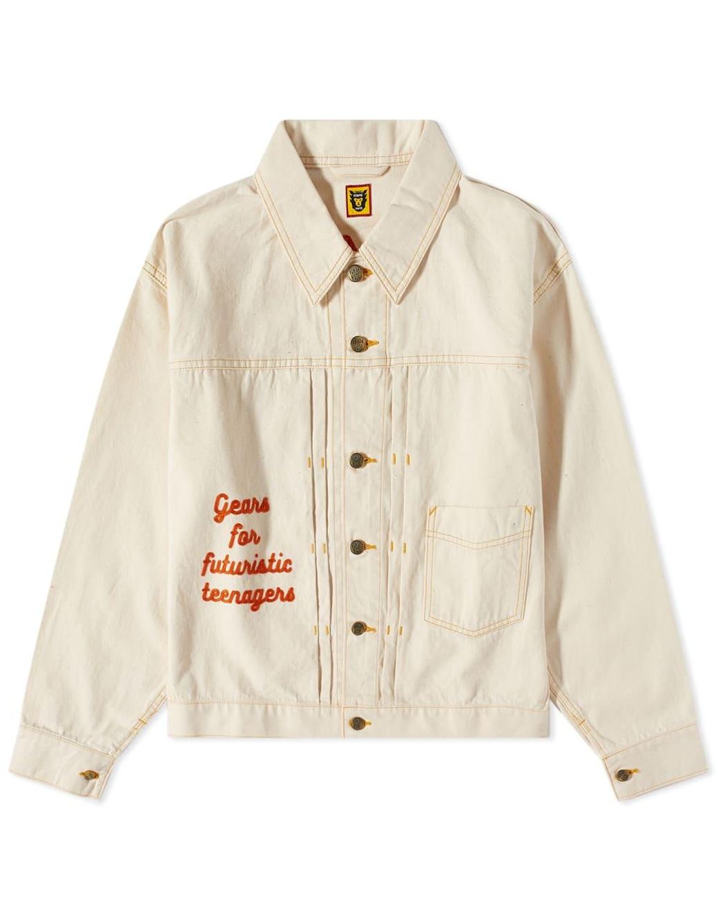 Human Made Work Denim Jacket in Natural for Men | Lyst UK