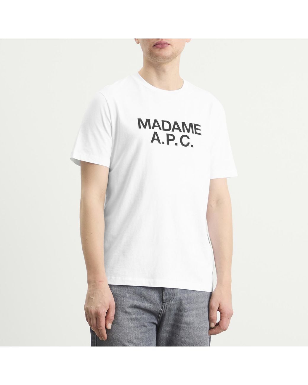 A.P.C. Madame Apc T-Shirt in White for Men | Lyst UK