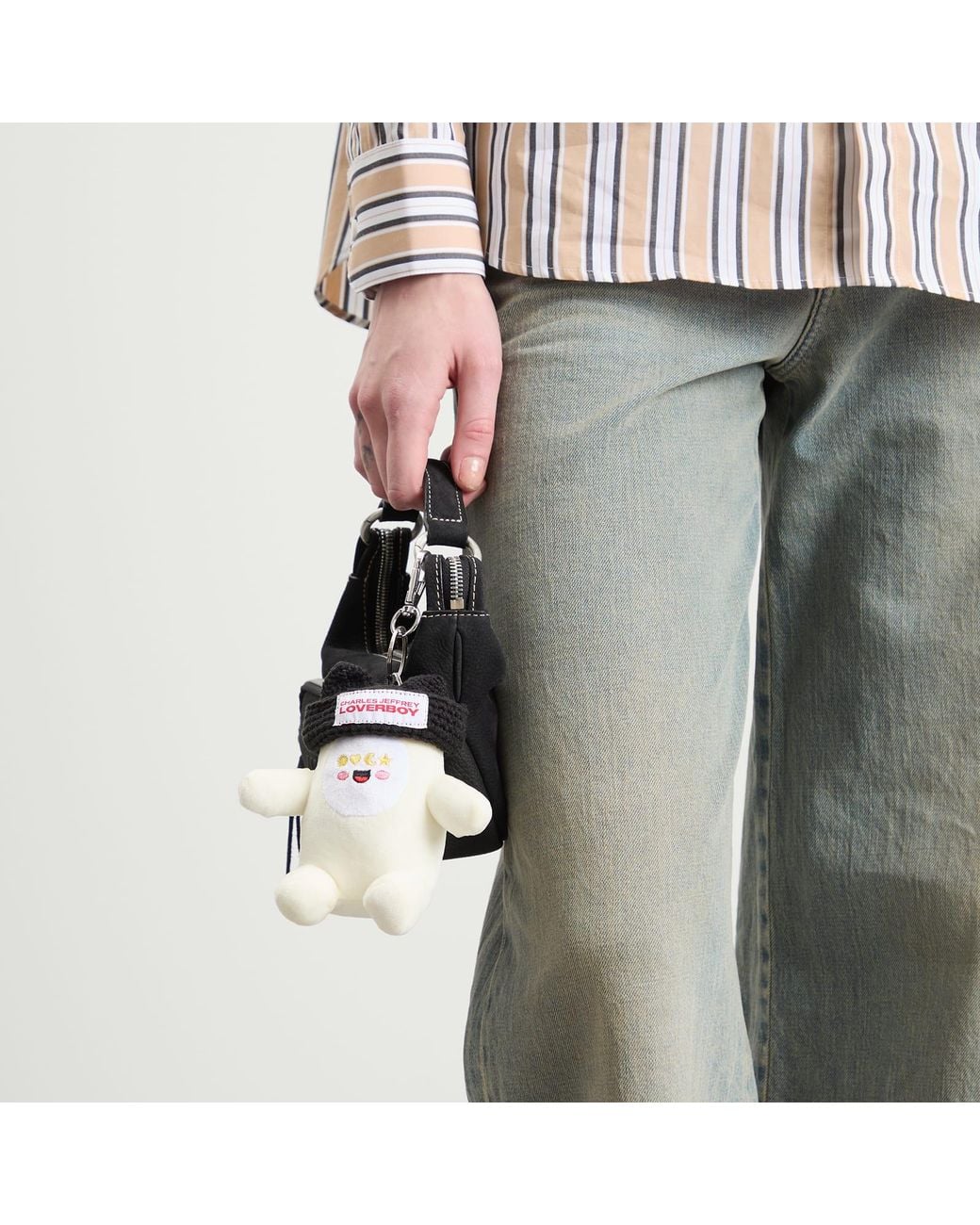Charles Jeffrey Gromlin Plush Keyring in White | Lyst UK