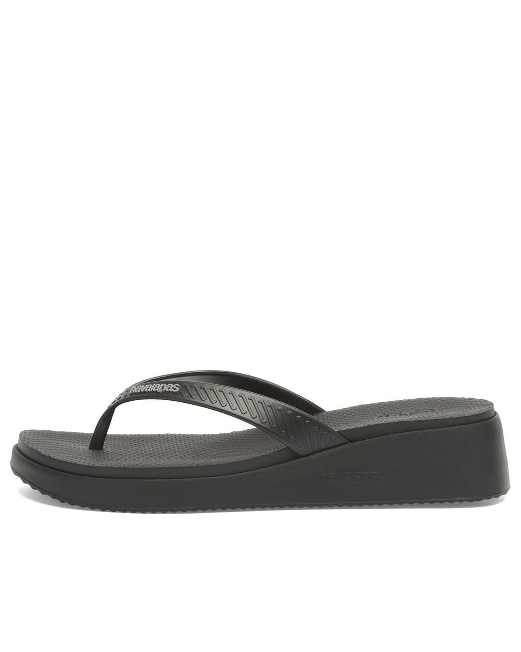 Havaianas High Platform Flip Flops in Black | Lyst