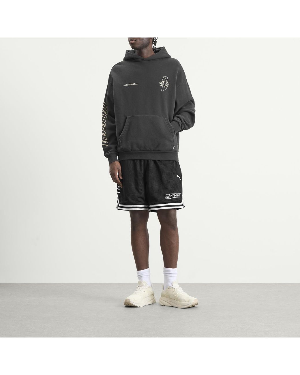PUMA X Represent Graphic Shorts in Black for Men | Lyst