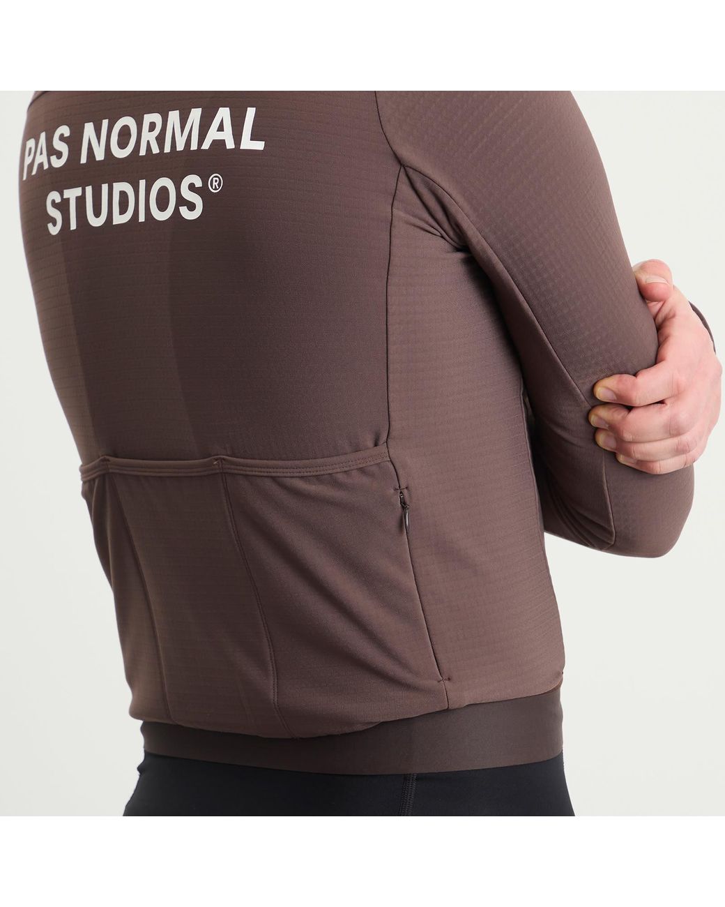 Pas Normal Studios Essential Long Sleeve Jersey in Brown for Men | Lyst UK