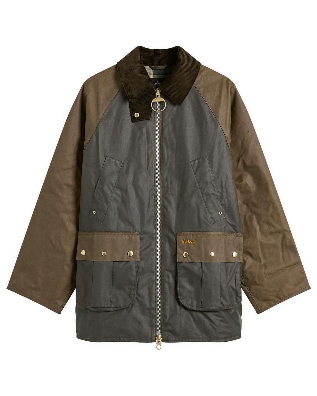 Barbour Kettlewell Wax Jacket in Brown | Lyst UK