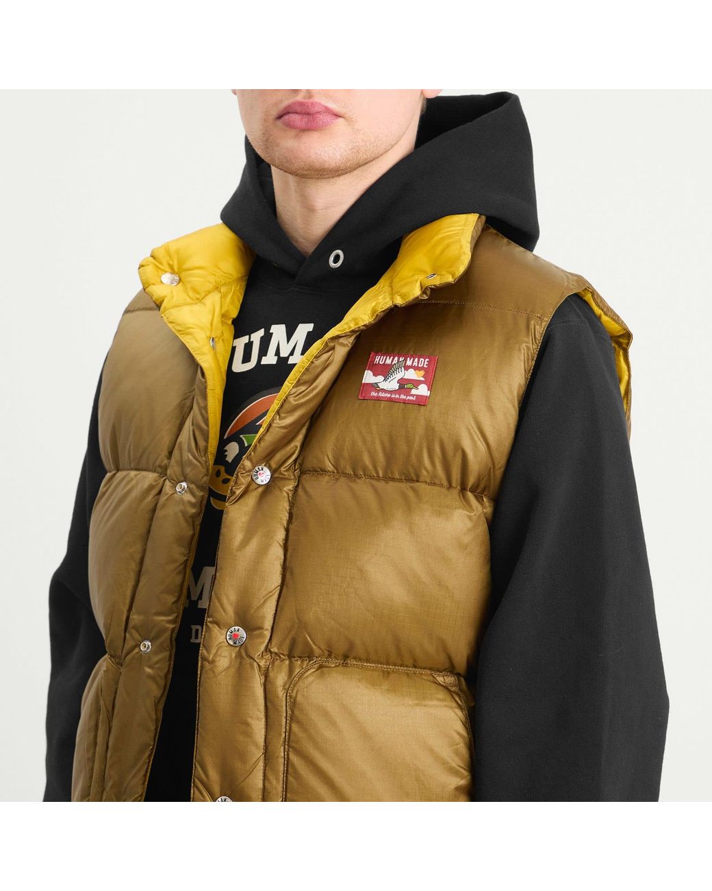 Human Made Reversible Down Vest in Brown for Men | Lyst UK