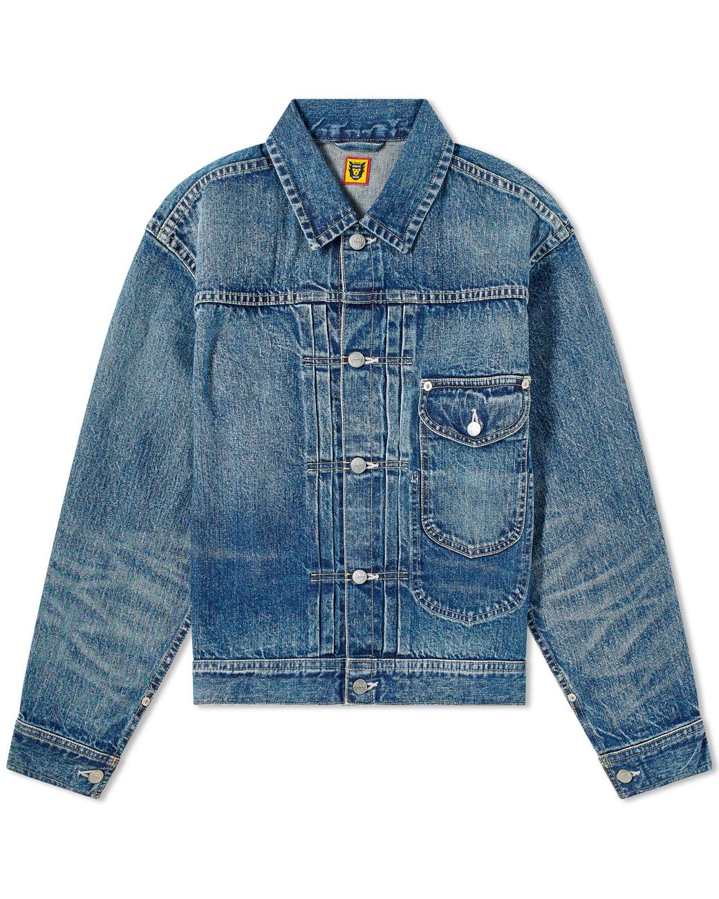 Human Made Denim Work Jacket in Blue for Men | Lyst
