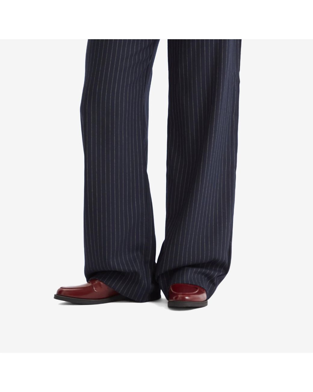 Duke & Dexter Wilde Burgundy Penny Loafer in Brown | Lyst