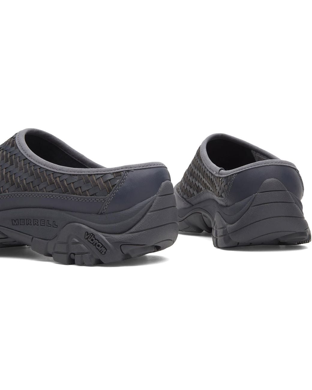 Merrell 1Trl Moab Slide 2 Leather Woven Se in Gray for Men | Lyst