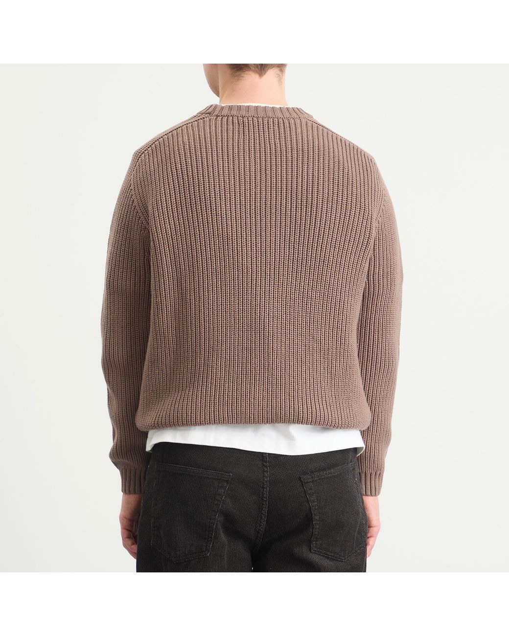 Ronning Everyday Fisherman Sweater in Brown for Men | Lyst UK
