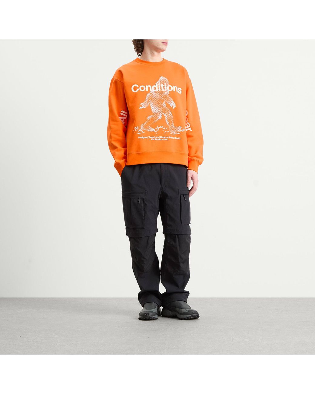 Nike Acg Tuff Graphic Sweatshirt in Orange for Men | Lyst UK