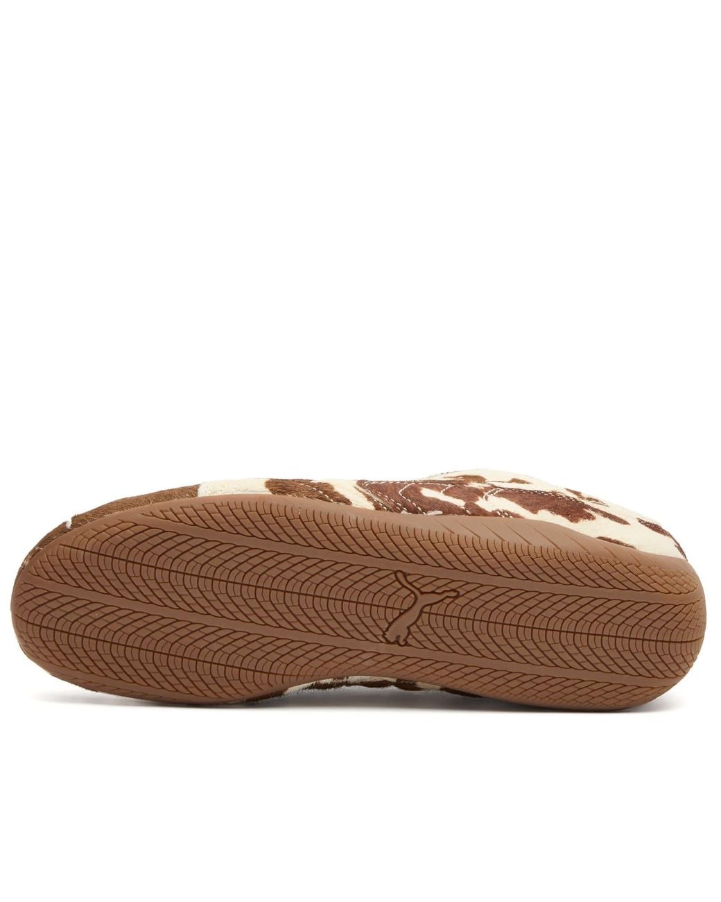 PUMA Speedcat Cow Print W Sneaker in Brown | Lyst